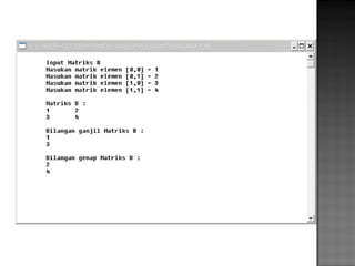 Tipe data dan array | PPT