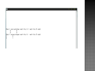 Tipe data dan array | PPT
