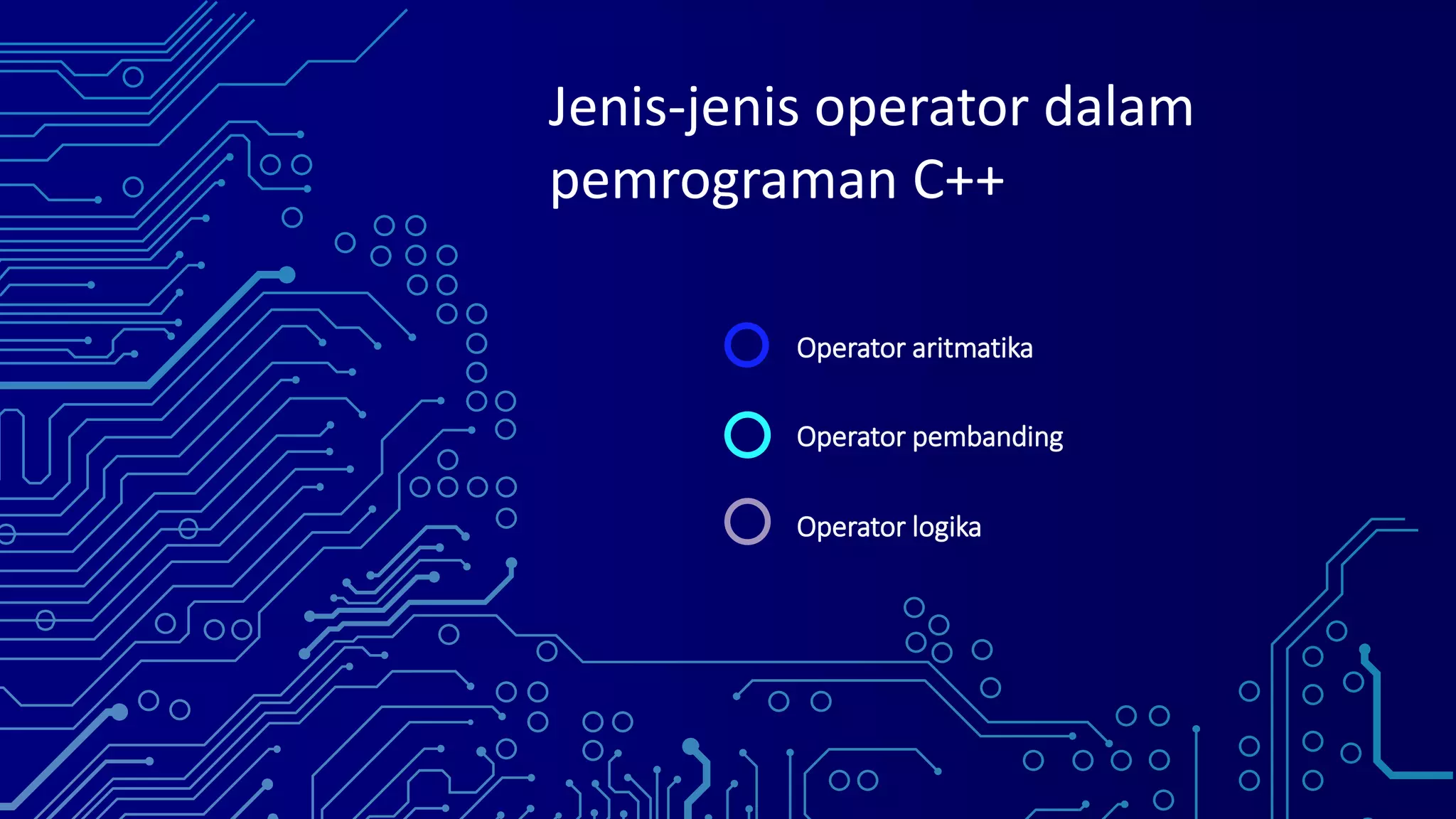 Tipe data dan operator | PPTX