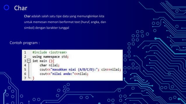 Tipe data dan operator | PPTX
