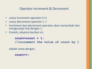 Tipe data dan variabel | PPTX