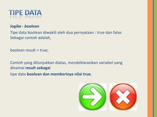 Tipe data dan variabel | PPTX