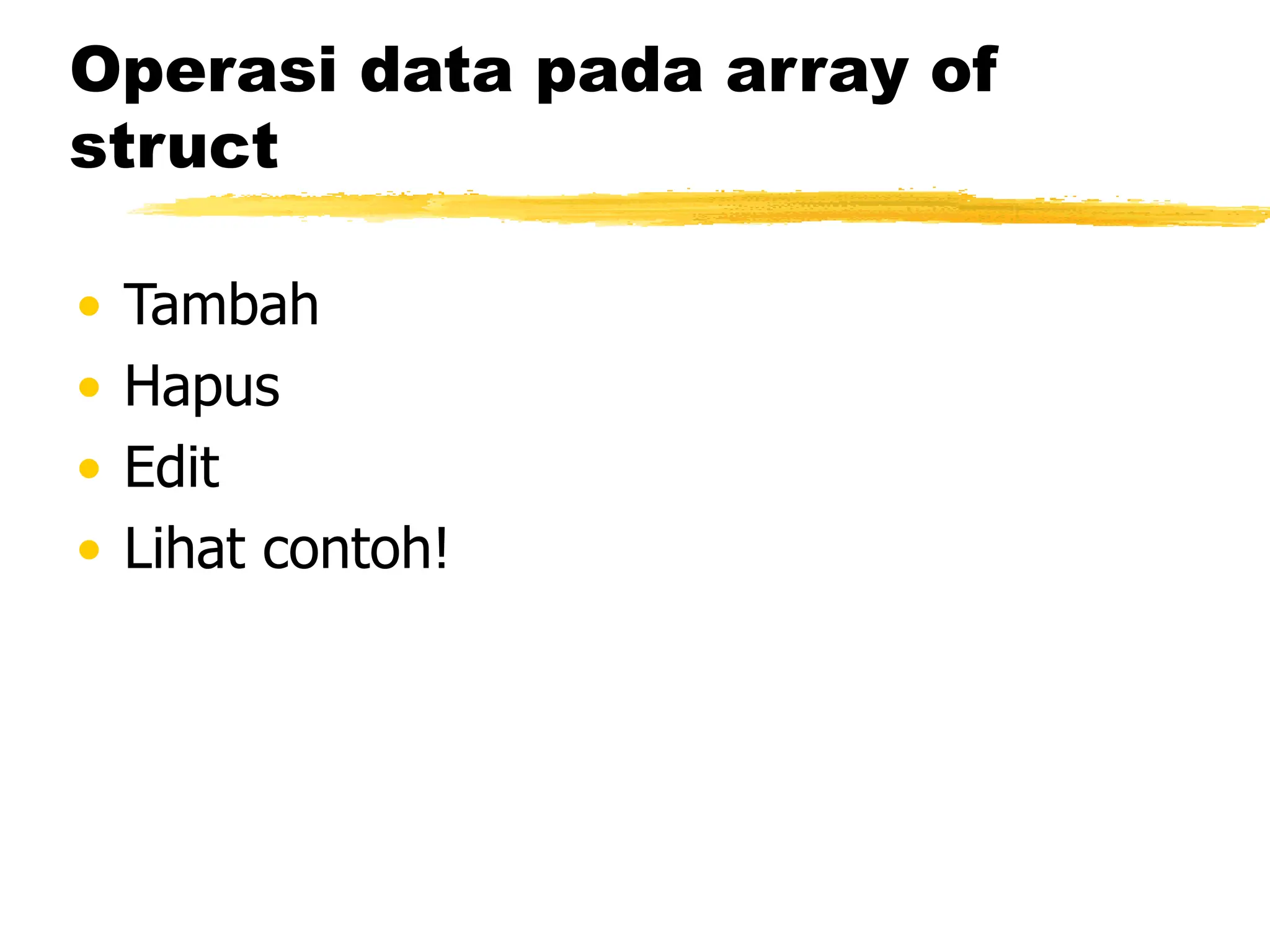 Tipe Data Terstruktur Materi Struktur Data | PPT