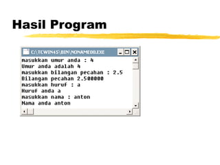 Tipe Data Terstruktur Materi Struktur Data | PPT