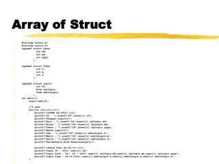 Tipe Data Terstruktur Materi Struktur Data | PPT