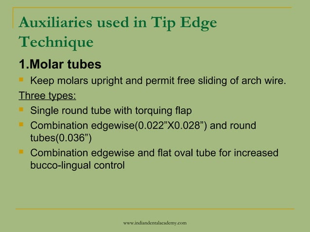 Tip edge technique final | PPT