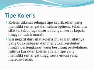 Tipe kepribadian galenus-hipocrates.pptx