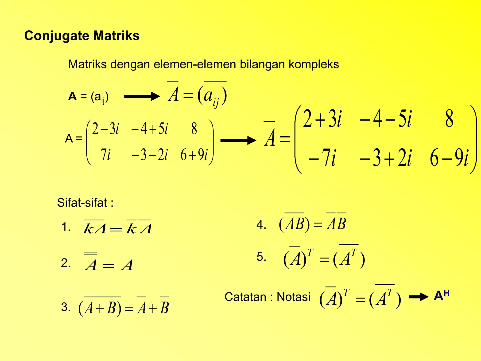 Matriks, jenis matriks dan solusi penyelesaian dari matriks | PPT