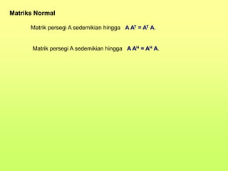 Matriks, jenis matriks dan solusi penyelesaian dari matriks | PPT