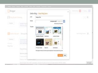 Cara-Cara membuat Blog | PPT