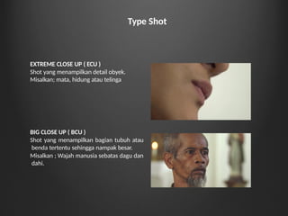 Tipe Shot_Videografi - Pelatihan pengambilan Gambar | PPT