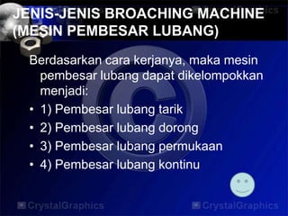 Tipe tipe mesin konvensional | PPTX