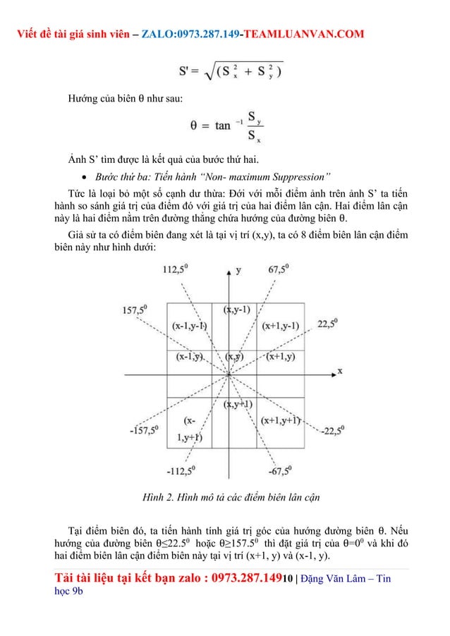 đề tài phát hiện biên theo phương pháp sobel & canny.docx