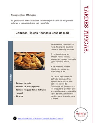 Recetas De Comida Salvadorena Tipica