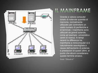 Tipi di computer | PPTX | Laptops | Computing