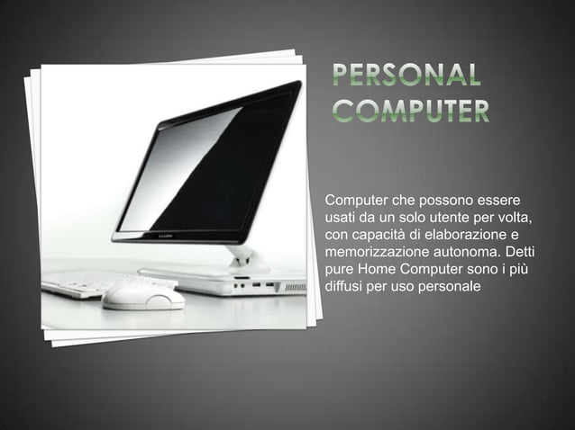 Tipi di computer | PPTX | Laptops | Computing