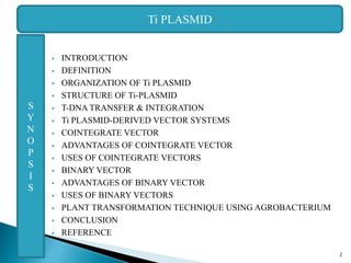 Ti plasmid | PPTX