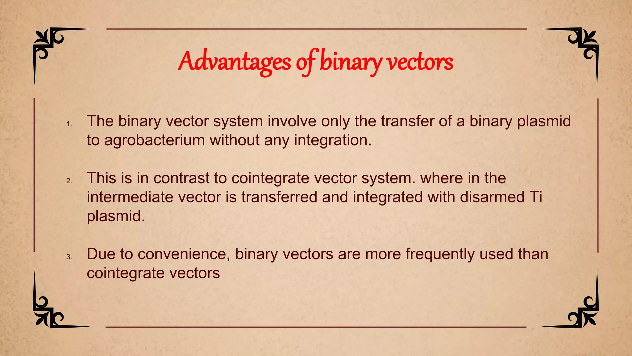 ti plasmid derived vector.pptx