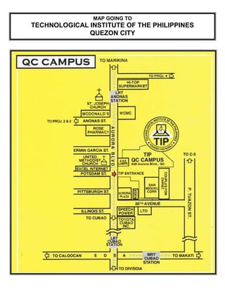 Map direction to TIP | DOC
