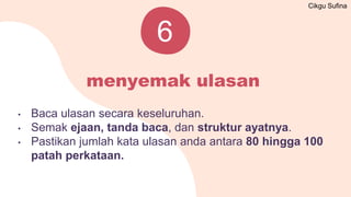 Tip Menulis Ulasan PT3 | PPTX