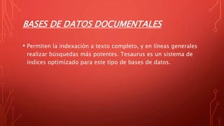 Tipos de base de datos | PPT