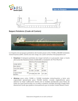 Tipo de buques | PDF