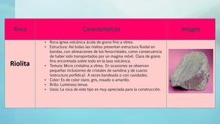 Tipo de rocas en Yucatán y México | PPTX