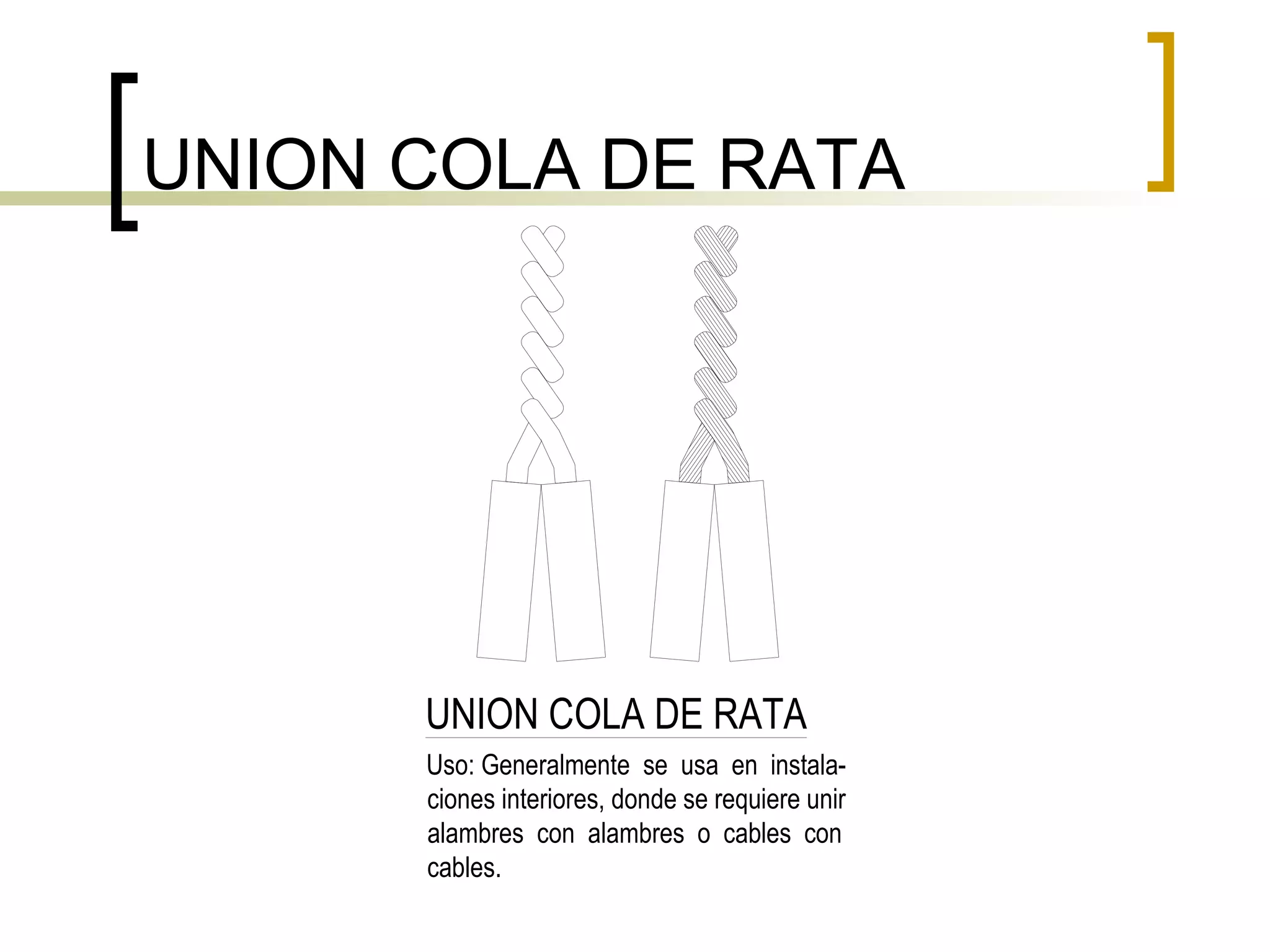 Tipo de uniones electricas | PPT