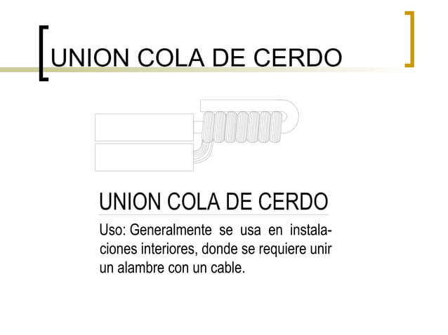 Tipo de uniones electricas | PPT