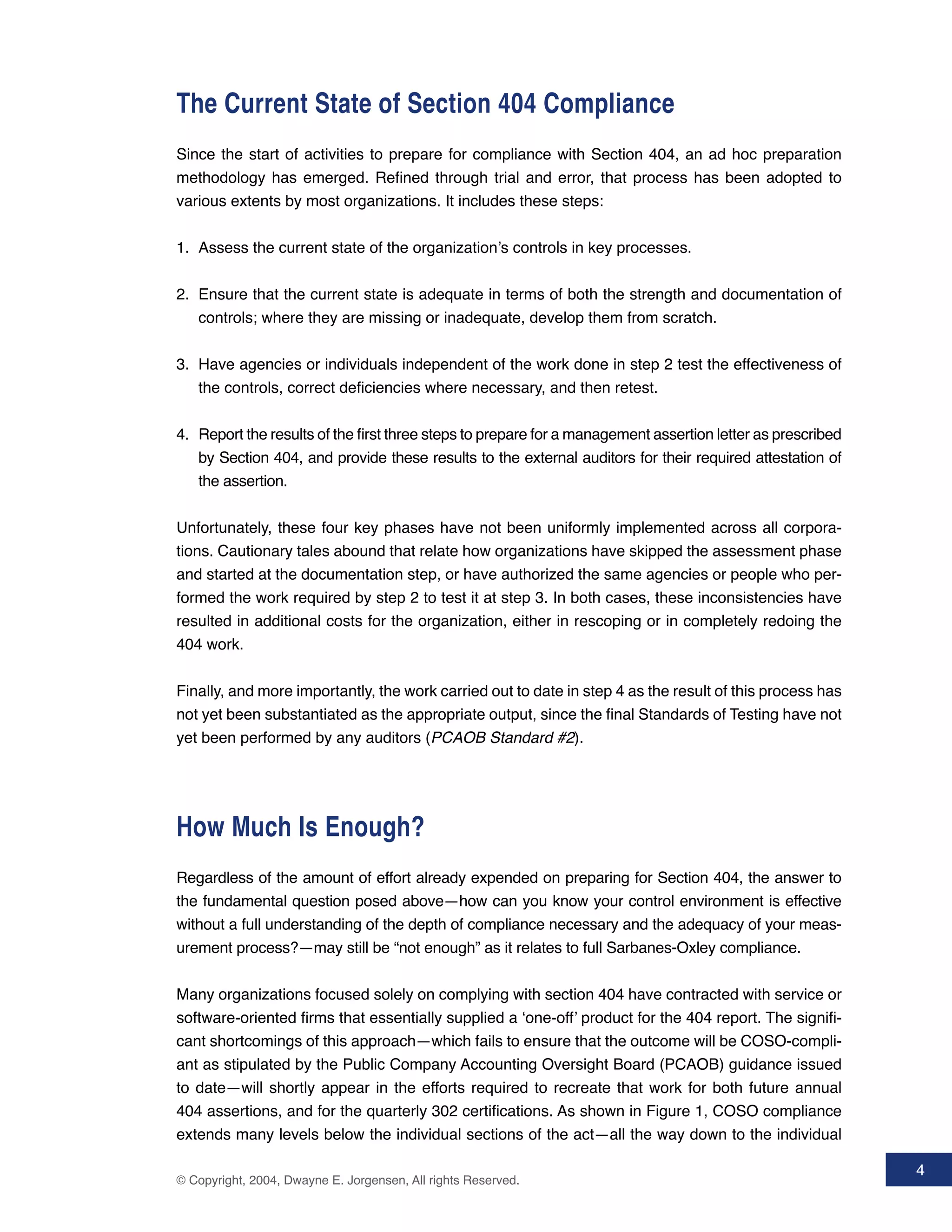Tip of the Compliance Iceberg | PDF
