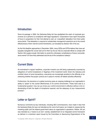 Tip of the Compliance Iceberg | PDF