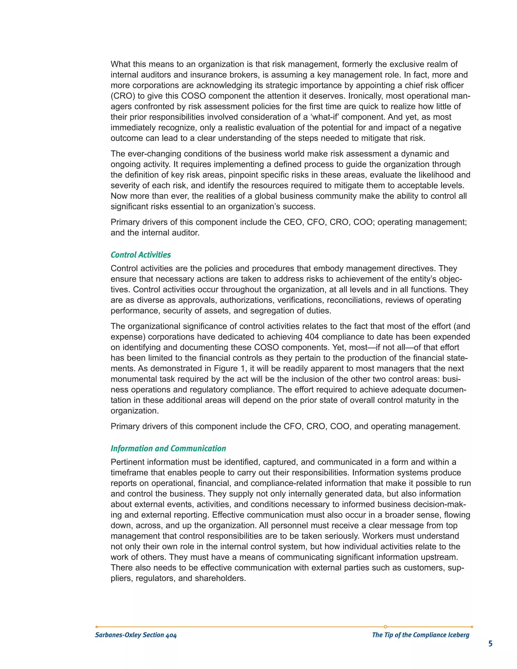 Tip Of The Compliance Iceberg | PDF