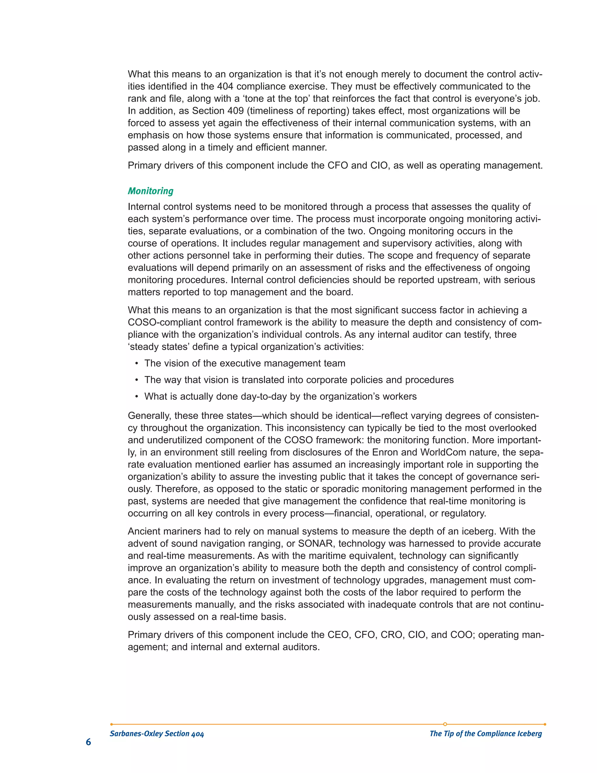 Tip Of The Compliance Iceberg | PDF