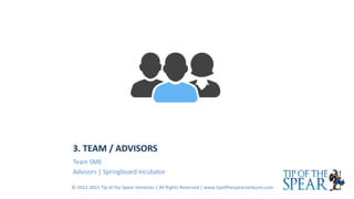 Tip of the Spear Ventures Pitch Deck - 10 Criteria | PPTX