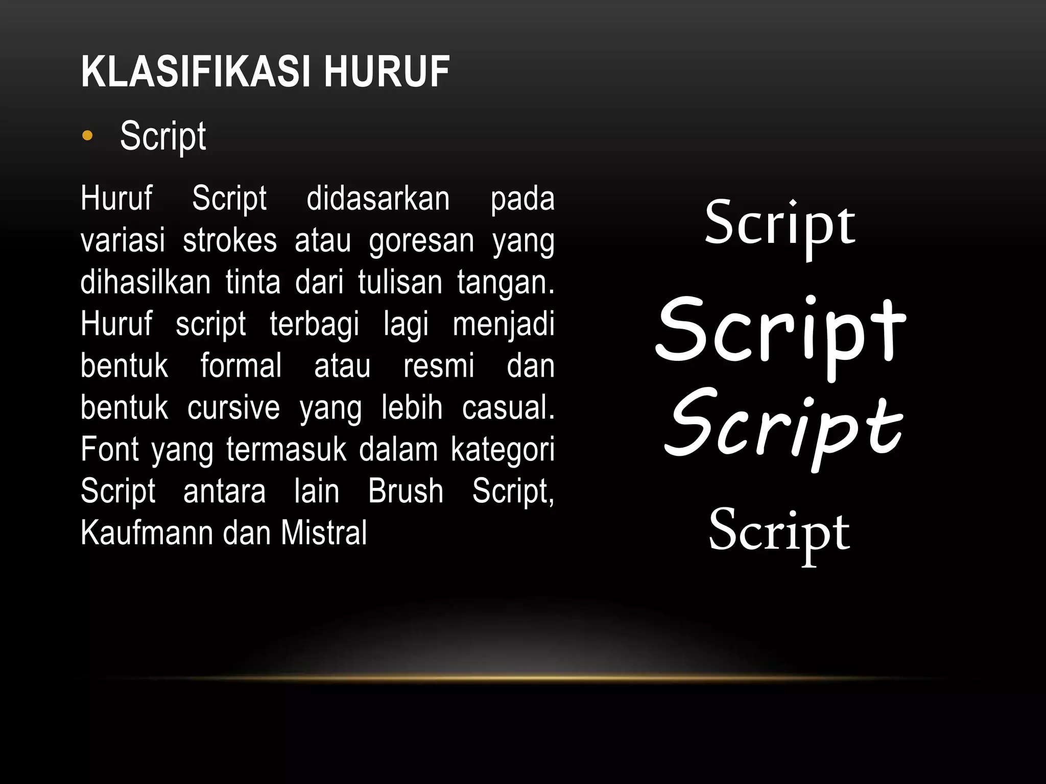Tipografi i pertemuan 02 | PPT