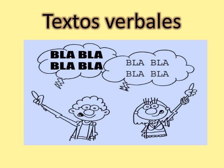 TEXTOS VERBALES