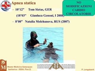 Tipologia immersioni apnea | PPT