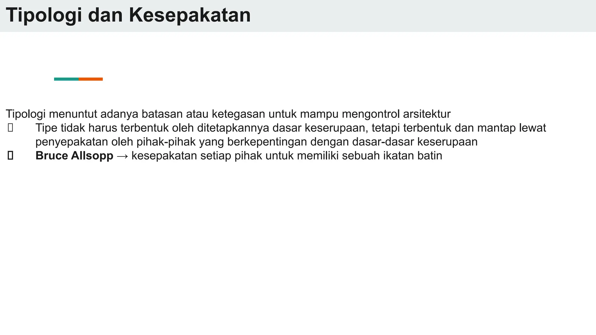 TIPOLOGI BANGUNAN materi penjelasan minggu pertama | PDF