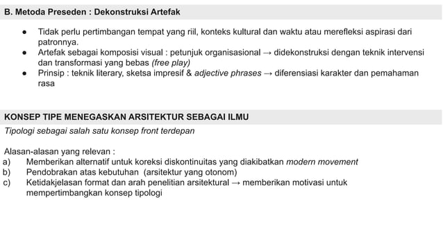 TIPOLOGI BANGUNAN materi penjelasan minggu pertama | PDF