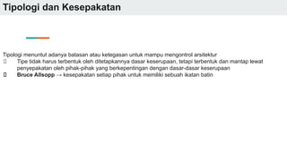 TIPOLOGI BANGUNAN materi penjelasan minggu pertama | PDF