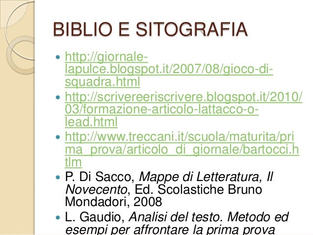 Tipologie i prova saggio breve