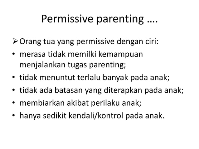 Tipologi parenting (bentuk pola asuh) - Parenting | PPTX