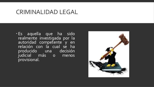 Tipos de criminalidad Tipos de criminalidad