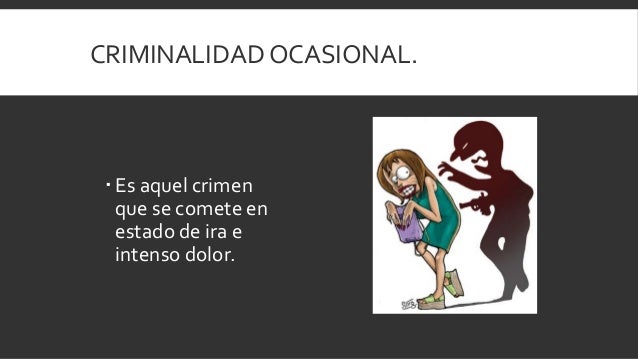 Tipos de criminalidad Tipos de criminalidad