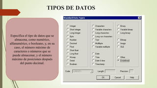 Tipos de-datos-power-designer | PPT