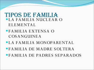 LA FAMILIA | PPT