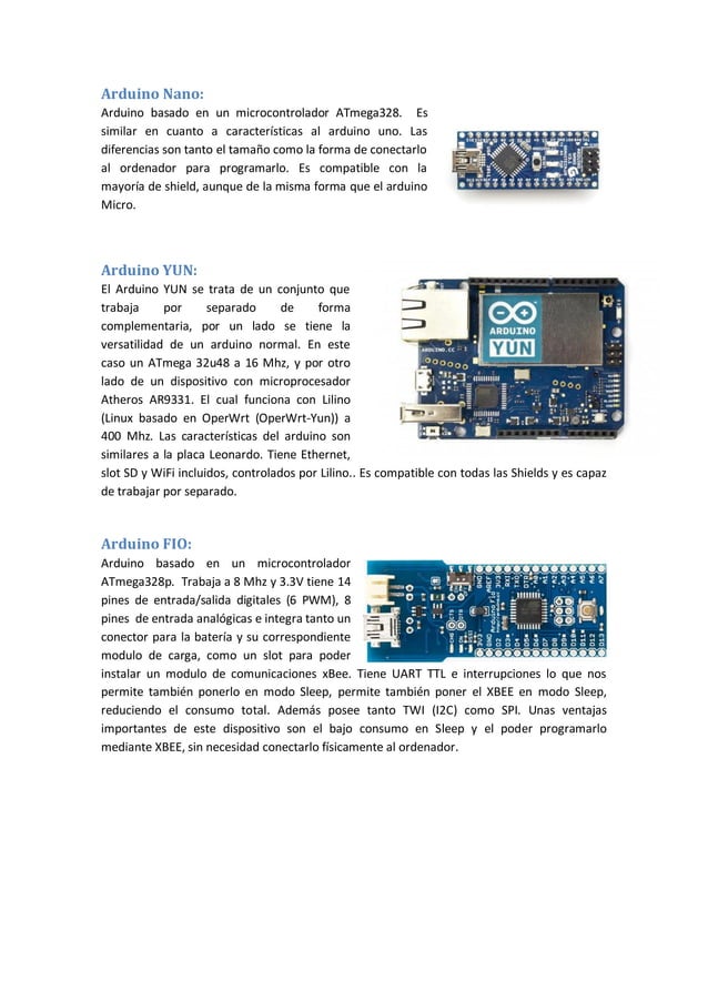 Tipos Arduino Pdf