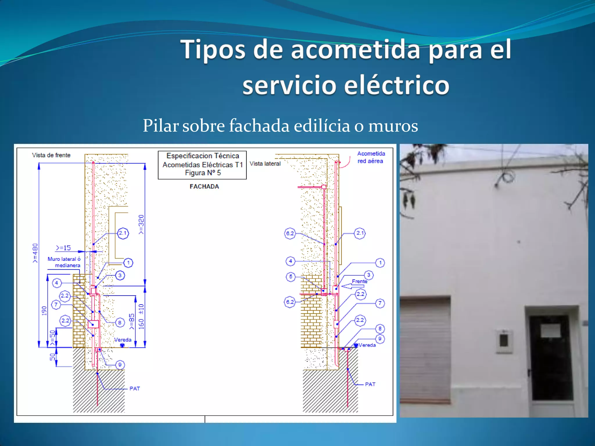Tipos de acometida para el servicio eléctrico | PPT