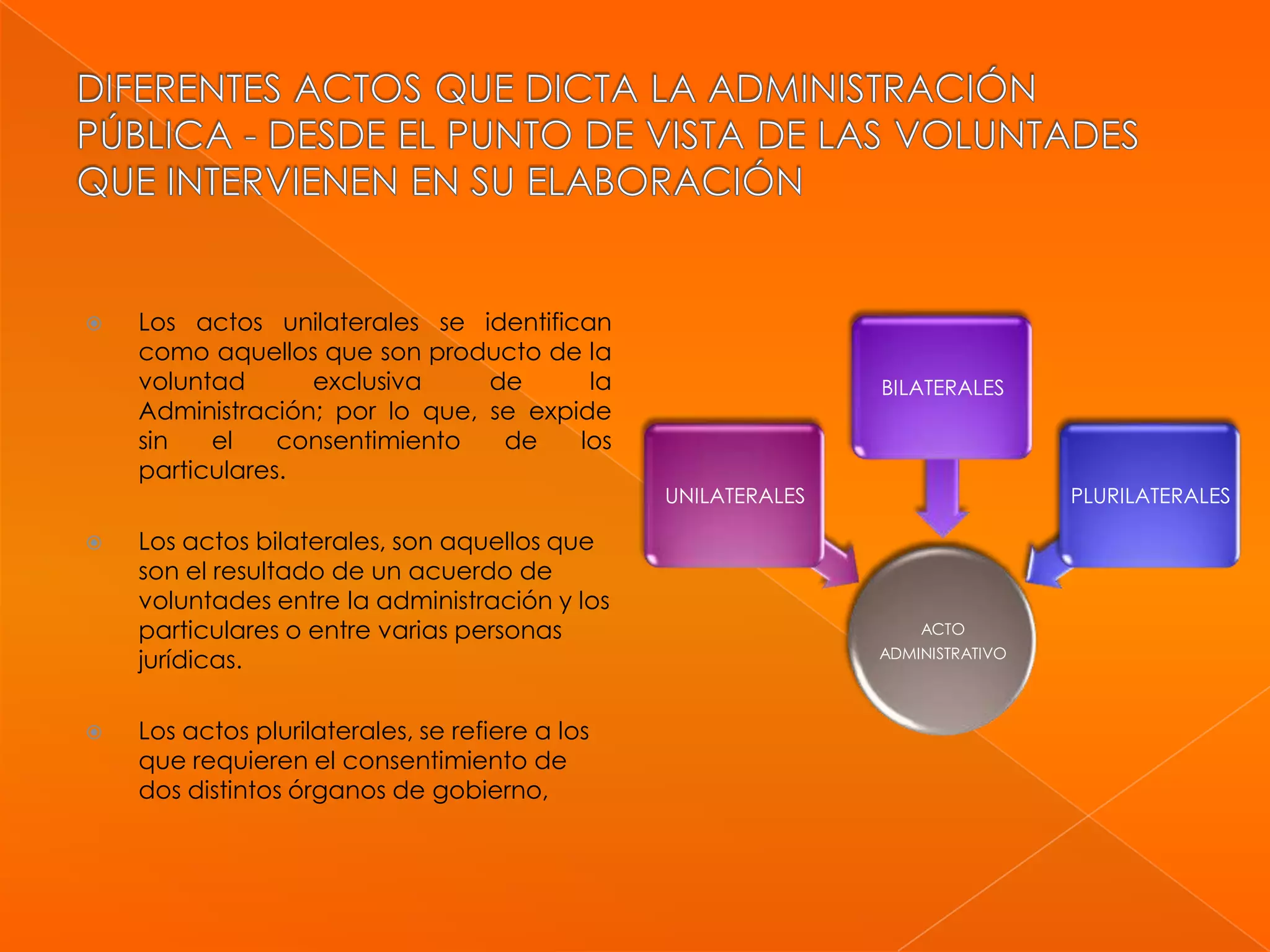 Tipos de actos administrativos | PPTX