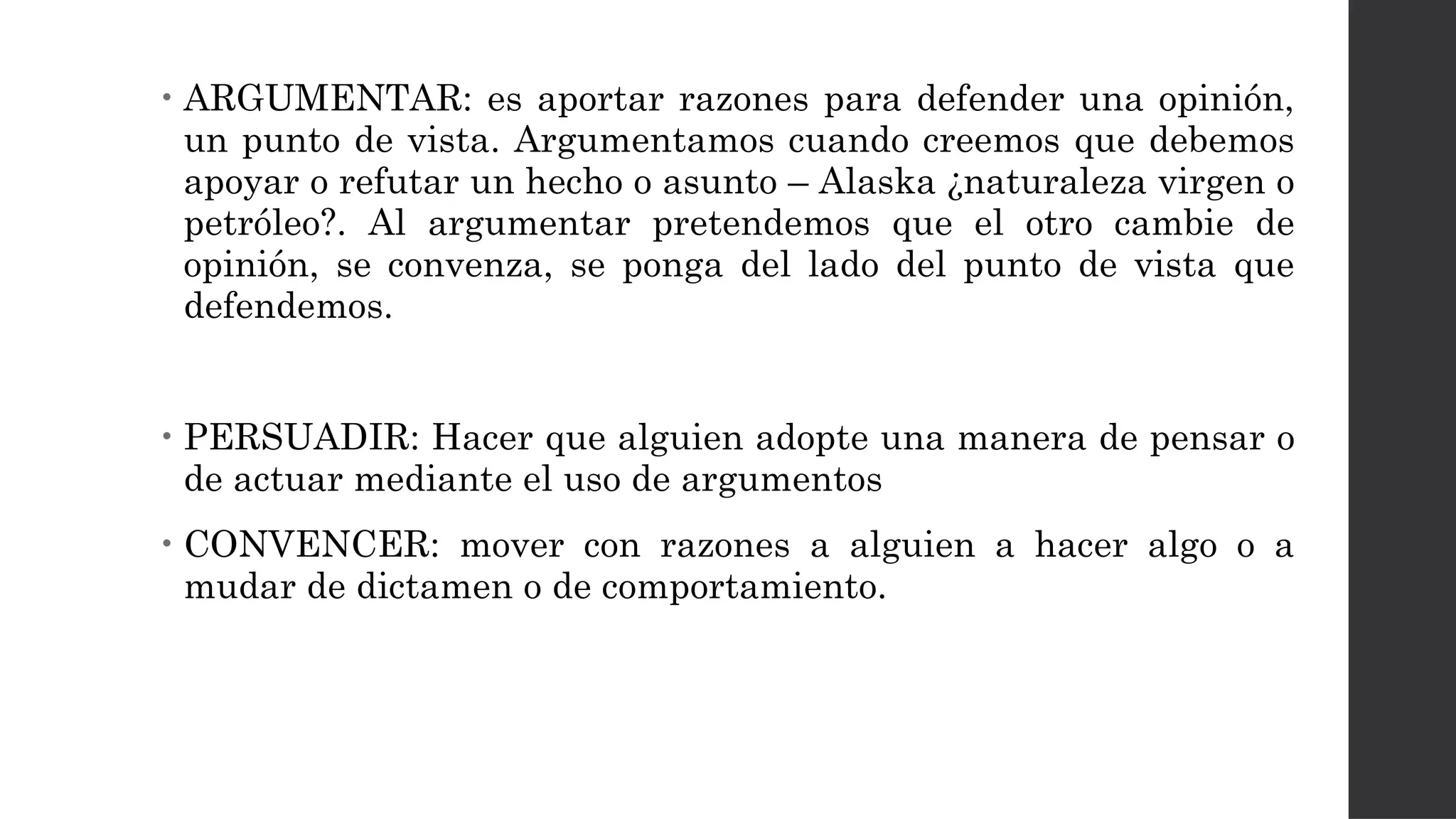 Tipos de argumentos para un debate escolar | PPTX | Educational ...